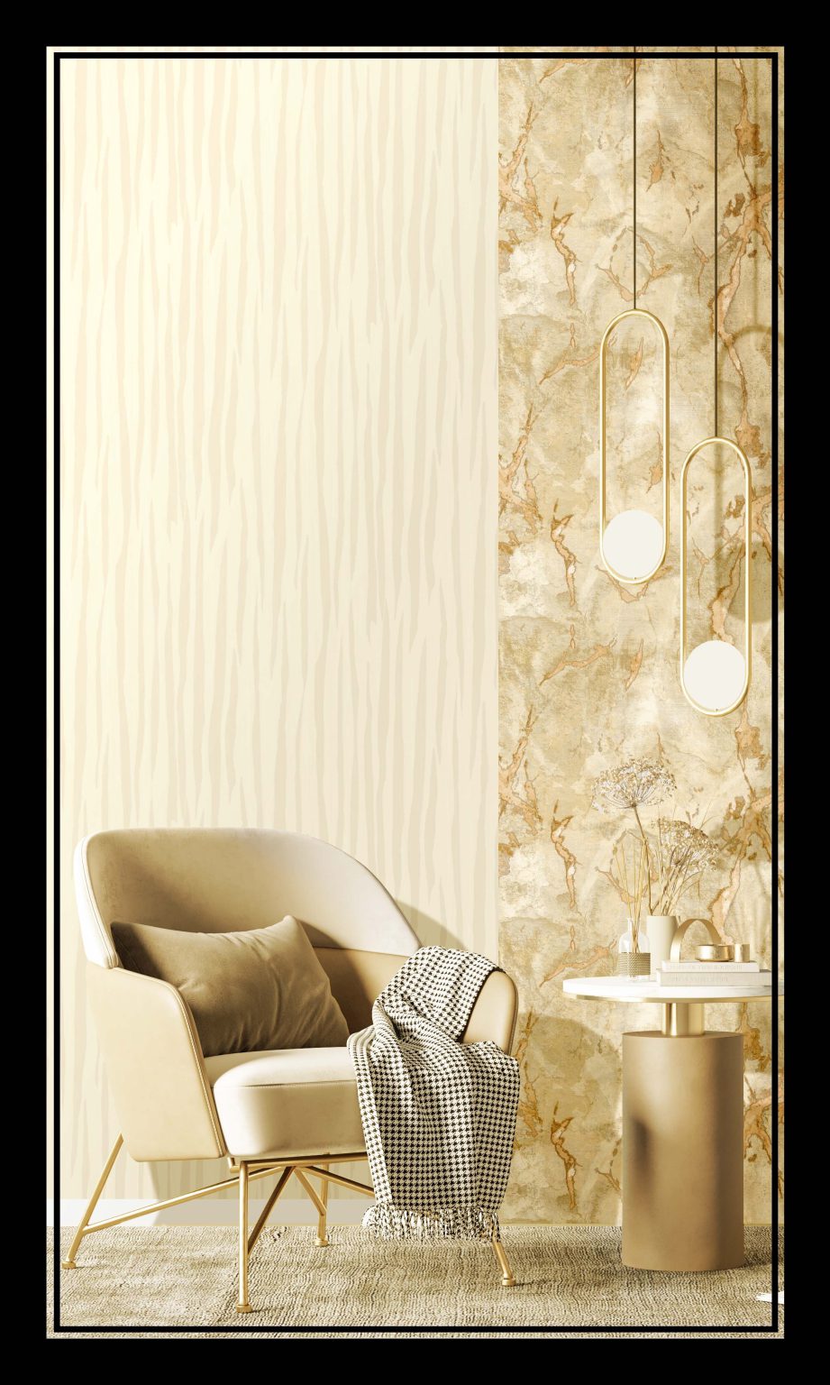 CROMIE, Parato Wallpaper – Trabeth Textiles